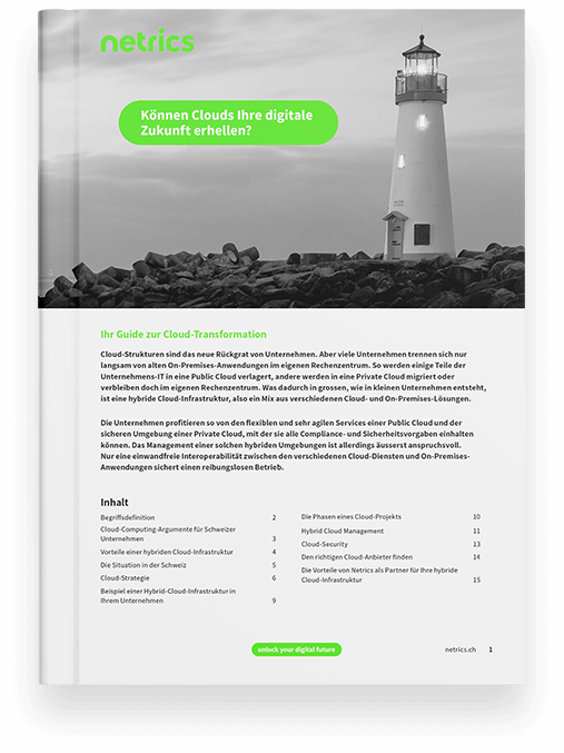 Netrics wird Cloud-Partner von Bär & Karrer