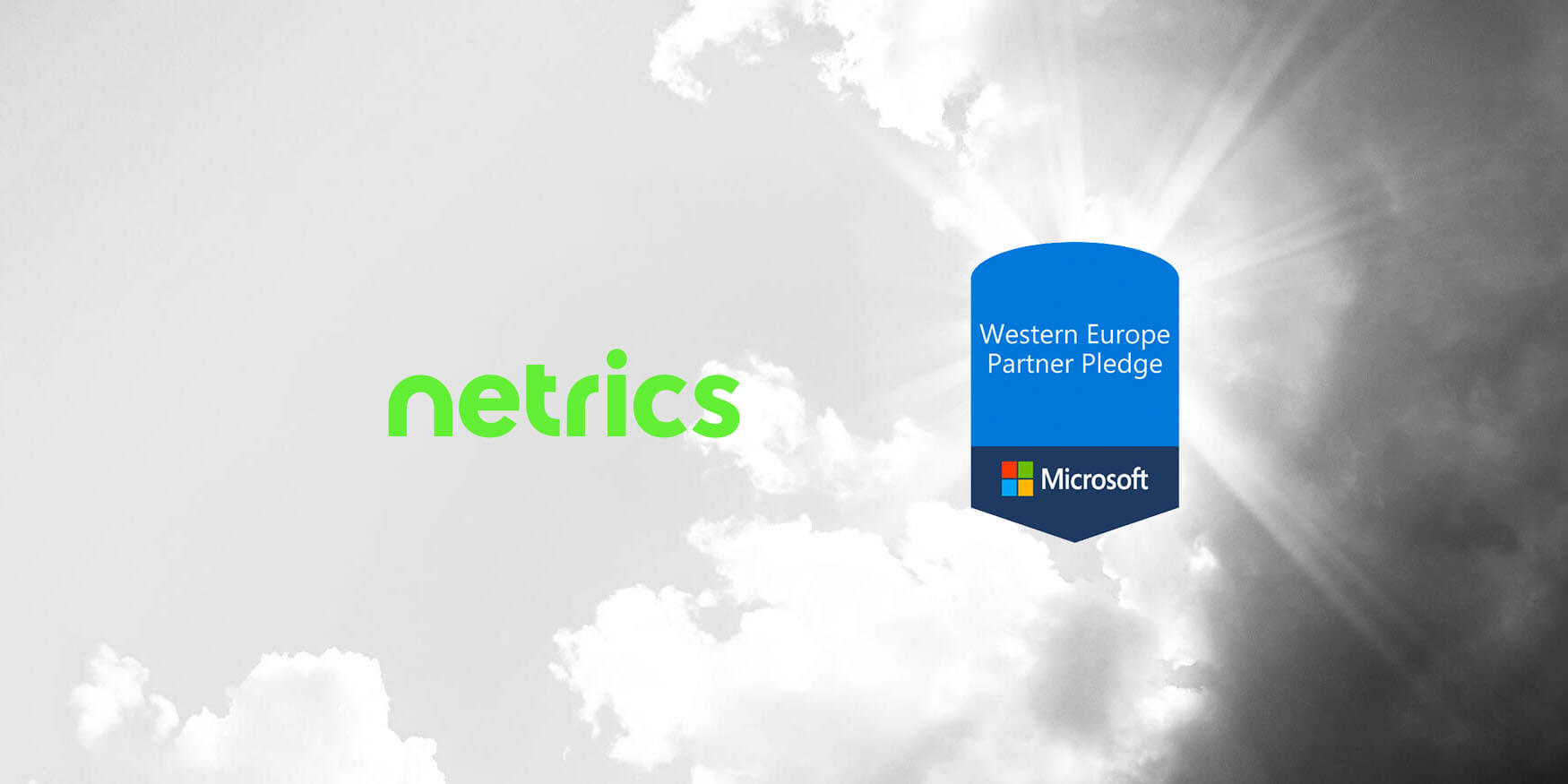 Netrics unterzeichnet Microsoft Partner Pledge